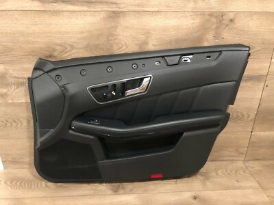 MERCEDES W212 E550 E350 E63 AMG RIGHT FRONT LEATHER INTERIOR DOOR PANEL ...