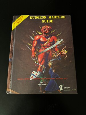 DUNGEON MASTERS GUIDE 1979/1980 6th Gamma Revised Print D&D 1st Ed AF2 ...