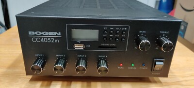 Bogen CC4052m CC Series Mixer Amplifier Media Player Box 40 Watt | eBay