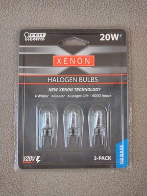3 Pack Light Bulbs BPXN20 G8 3 Xenon 20 Watt 120 Volt G8 Base | eBay