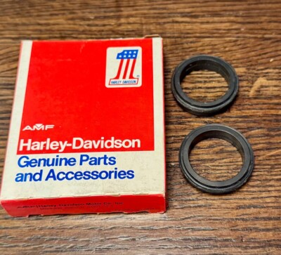 HD Aermacchi M50 M65 Front Fork Top Rubber Ring Set (2pcs) 45969-65P | eBay