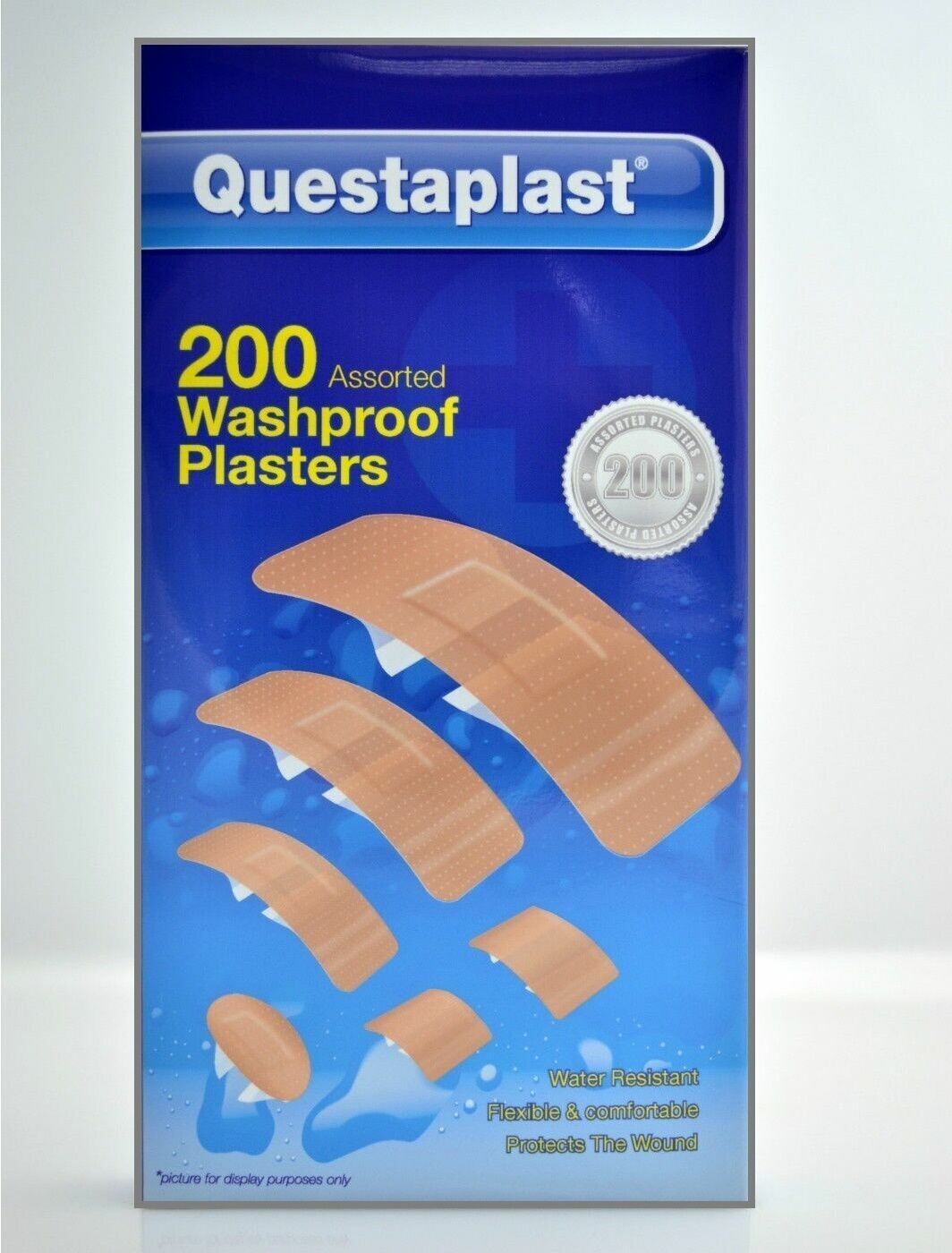 200 PC ESSENTIAL ASSORTED SIZE BANDAGE PLASTERS WATERPROOF BREATHABLE ...