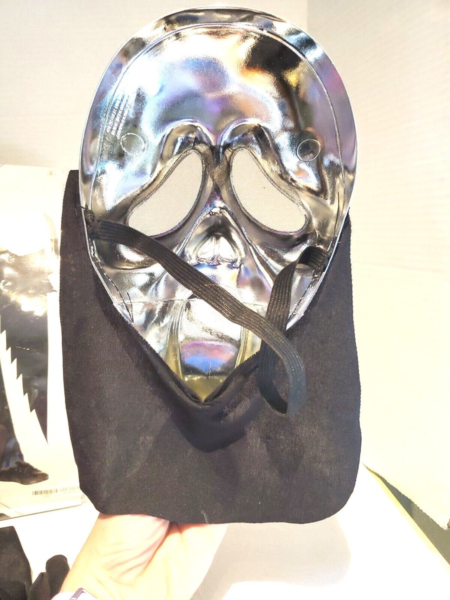 No Face Chrome Mask