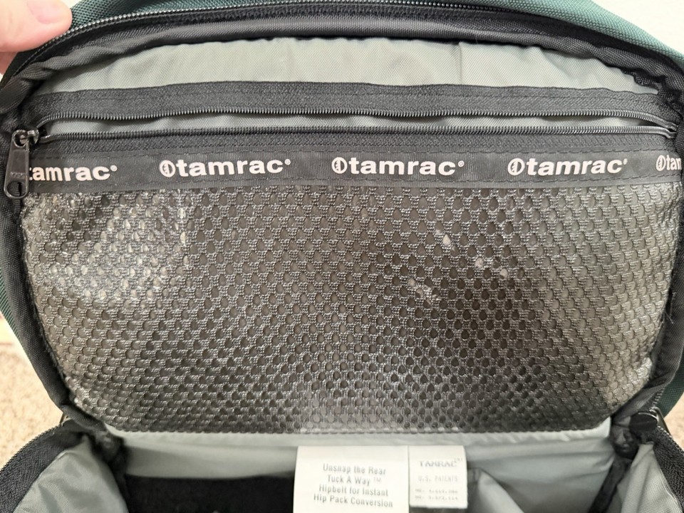 Tamrac 706 Pro Convertible Bag 1989 shoulder & waist green camera bag w ...