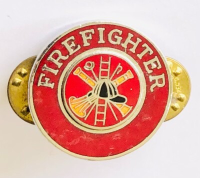 Firefighter Pin Badge United States Fire Brigade Rare Vintage (M7 ...