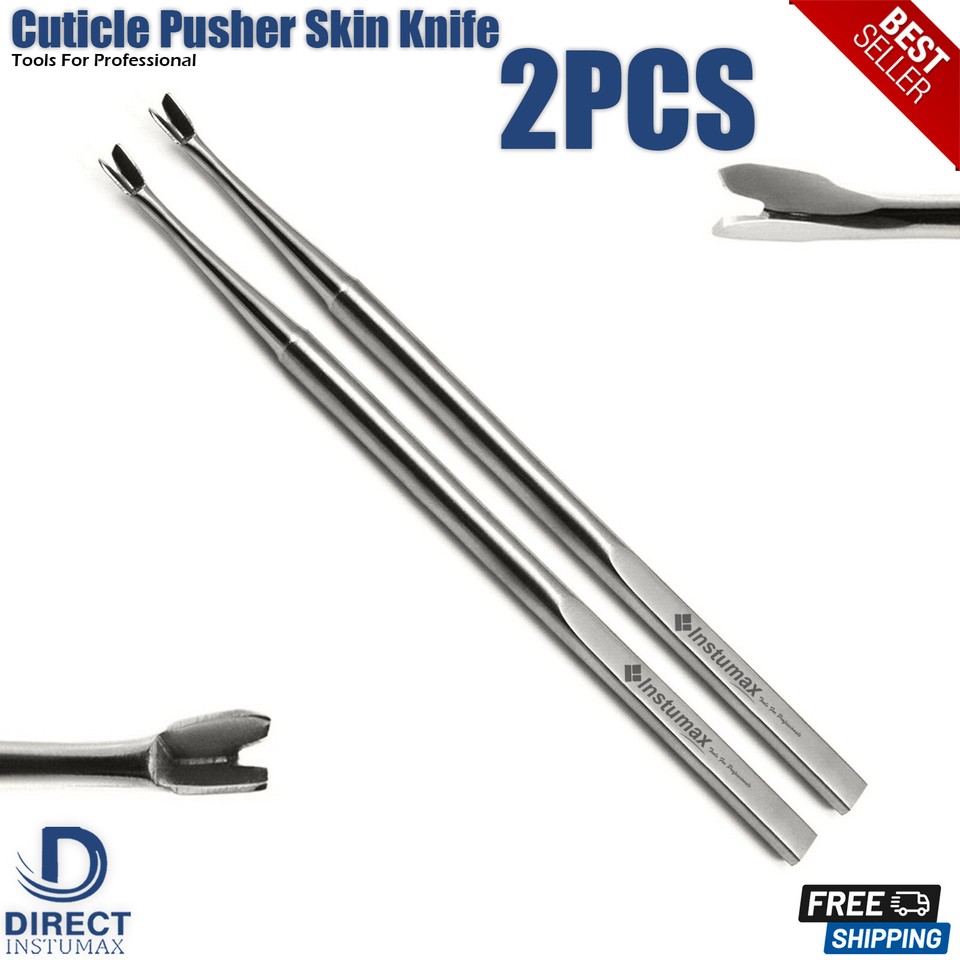 Cuticle Pusher Trimmer Skin Manicure Pedicure Dead Skin Remover Tool | eBay