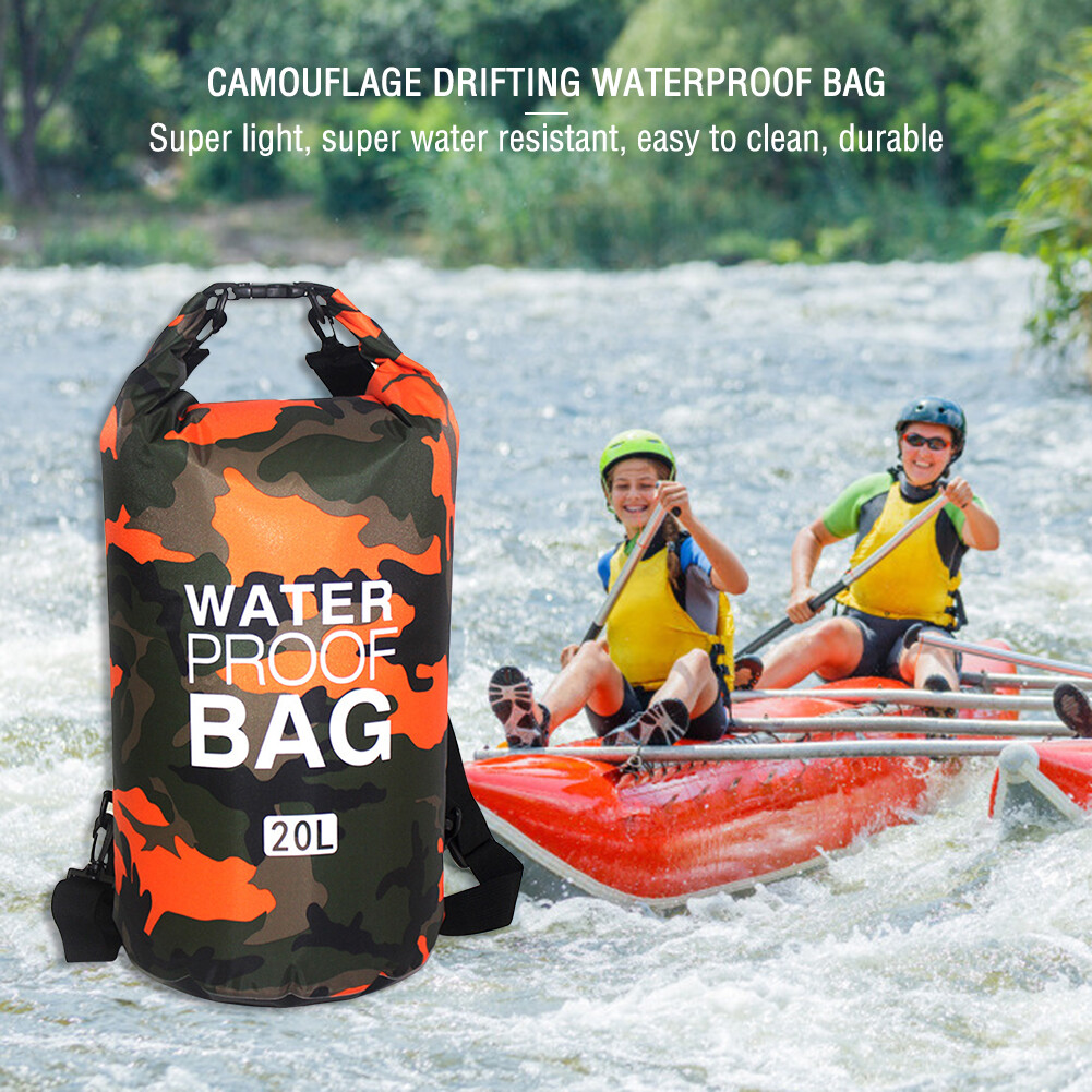 PVC Waterproof Dry Bag Sack Kayaking River Trekking Float Sailing ...