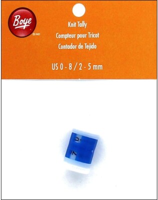 BOYE Small Knit Tally, Row Counter, for Needles Sizes 0 - 8 | eBay