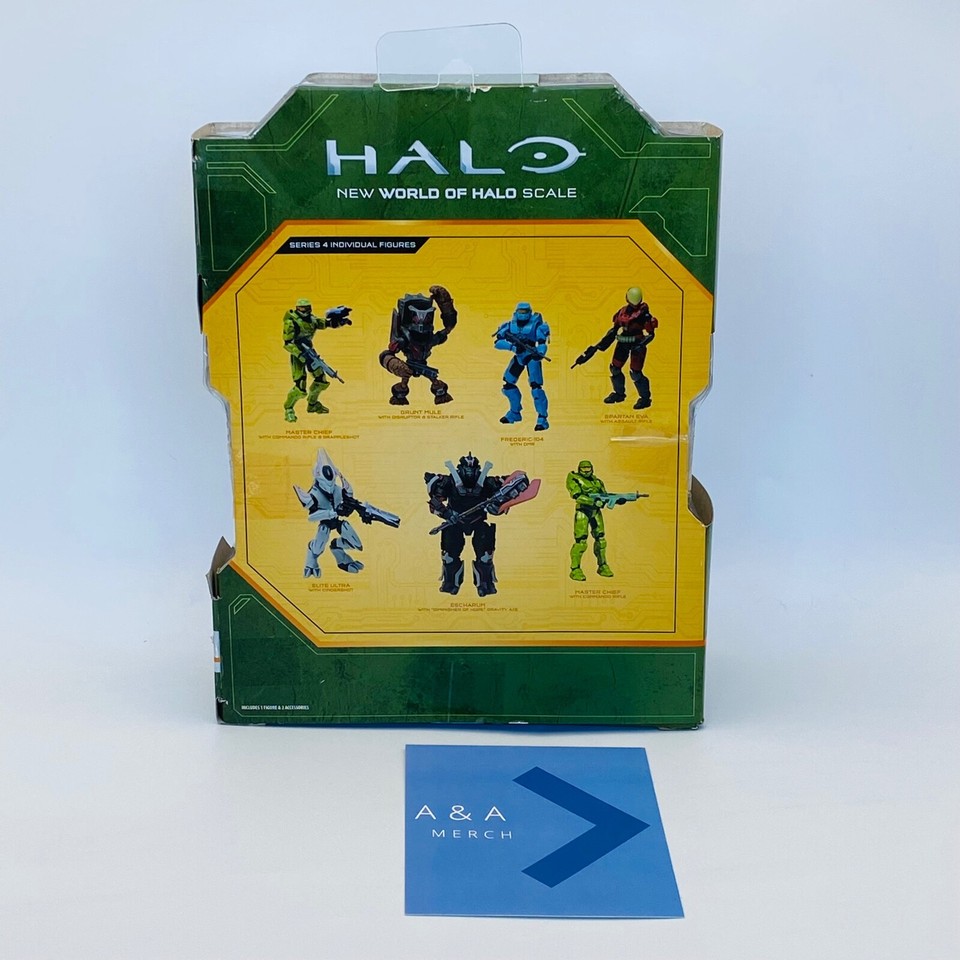 Halo Infinite Series 4 MASTER CHIEF with Commando Rifle & Grappleshot ...