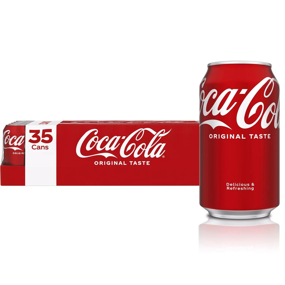 Coca-Cola Classic Coke Soda, 12 fl oz, 35-Pack Cans | eBay