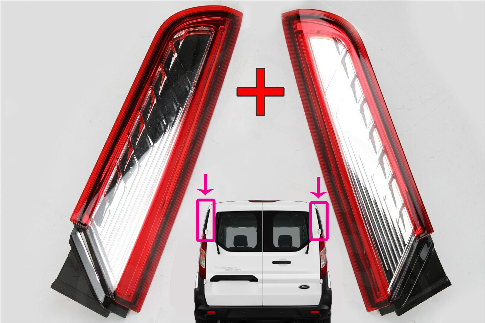 FOR FORD TRANSIT CONNECT 2014-2023 REAR UPPER TAIL LIGHT REFLECTOR LEFT ...