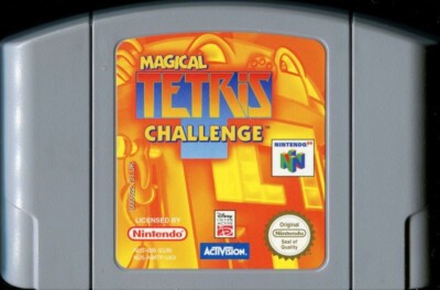 Disney's Magical Tetris Challenge Nintendo 64 N64 Authentic OEM RARE ...