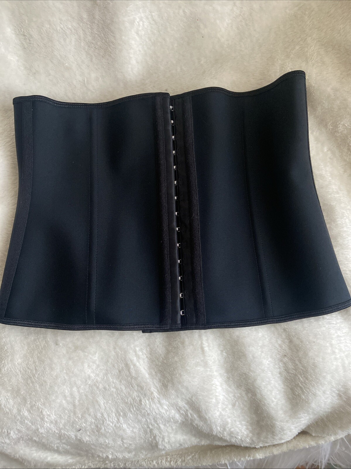 Basic Black Corset Cincher Body Shaper Girdle Trimmer… - Gem