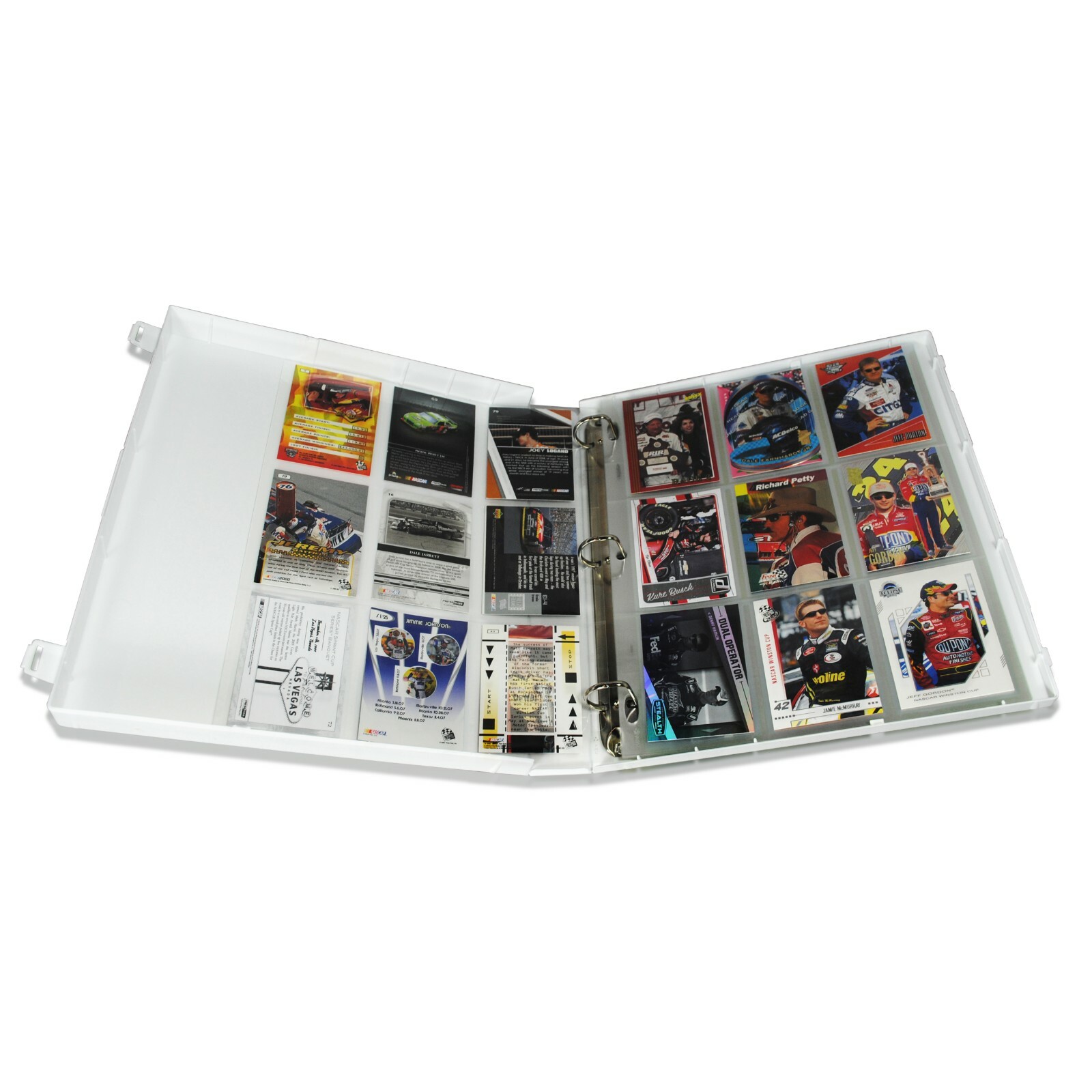 NASCAR Themed Trading Card Storage Kit - Includes Case and 20 Card ...