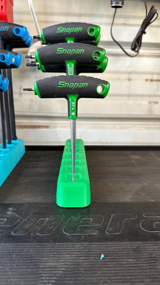 Snap On T Handle Rack - Hex Torx Socket - 3D Printed Color Matched ...