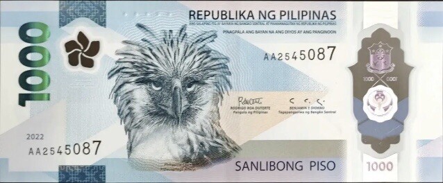 1000 Philippine Peso Bill