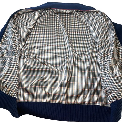 Orvis Wool Bomber Jacket Mens XL Blue Winter Full Zip Outdoor Retro ...