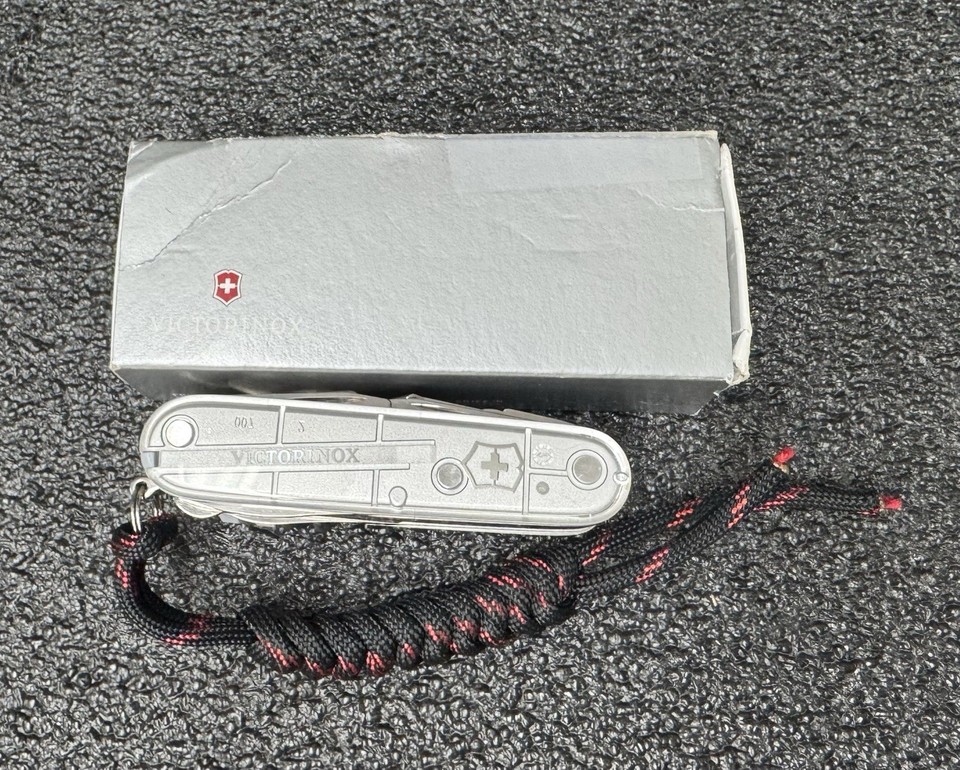 Victorinox Swisschamp Swiss Champ Army Knife SILVERTECH 91mm New In Box ...