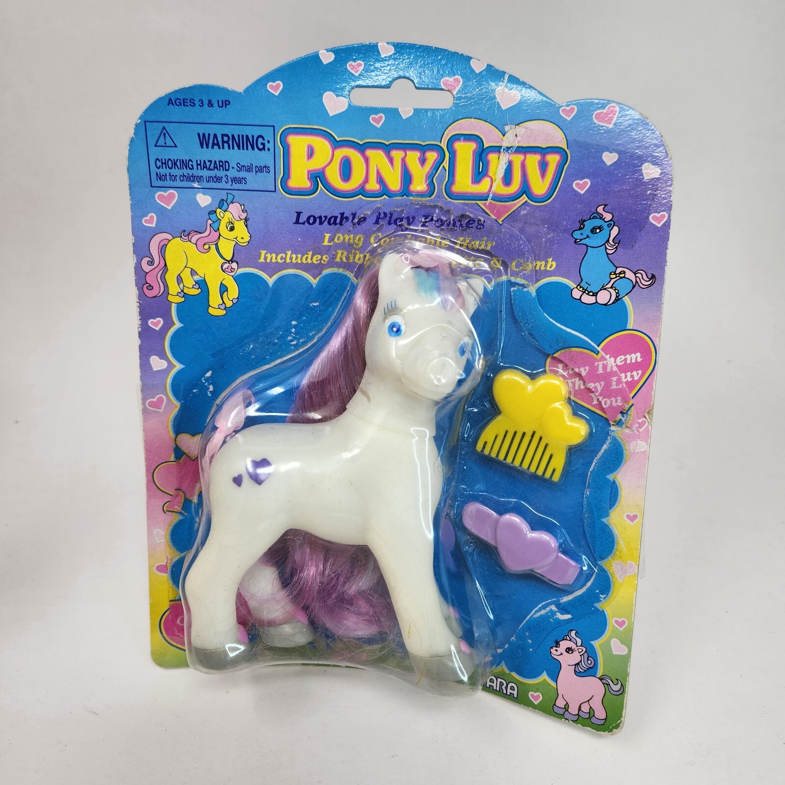 VINTAGE TARA TOY CORP PONY LUV LOVEABLE PLAY PONIES MY LITTLE PONY ...