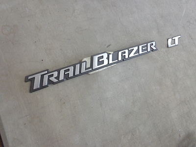 Trailblazer Emblem Rear Hatch 02 03 04 Chevy Trailblazer Black LT 4 Dr ...