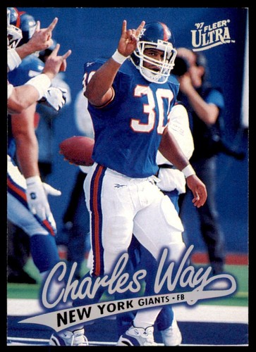 1997 Fleer Ultra Charles Way New York Giants #20 | eBay