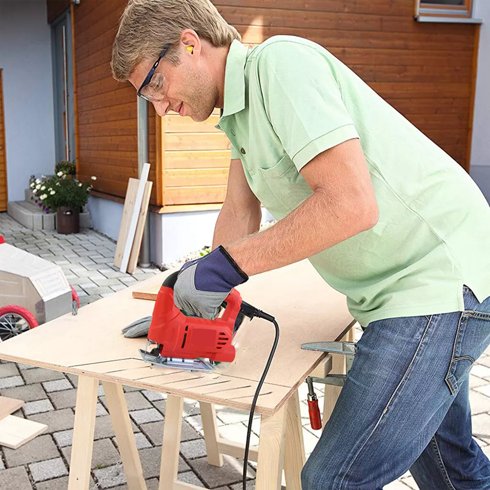710W Jig Saw 3000RPM Corded Electric Jigsaw 6 Variable Speeds Jigsaw ...