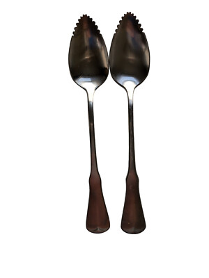 2 Oneida PATRICK HENRY Community Grapefruit Spoons Stainless Flatware ...