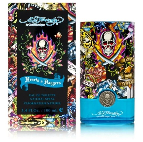 Ed Hardy Hearts & Daggers 3.4 oz edt Cologne Spray for Men New in Box ...
