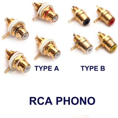 GOLD PLATED RCA CHASSIS PHONO SOCKET - Chasis Sockets | eBay UK