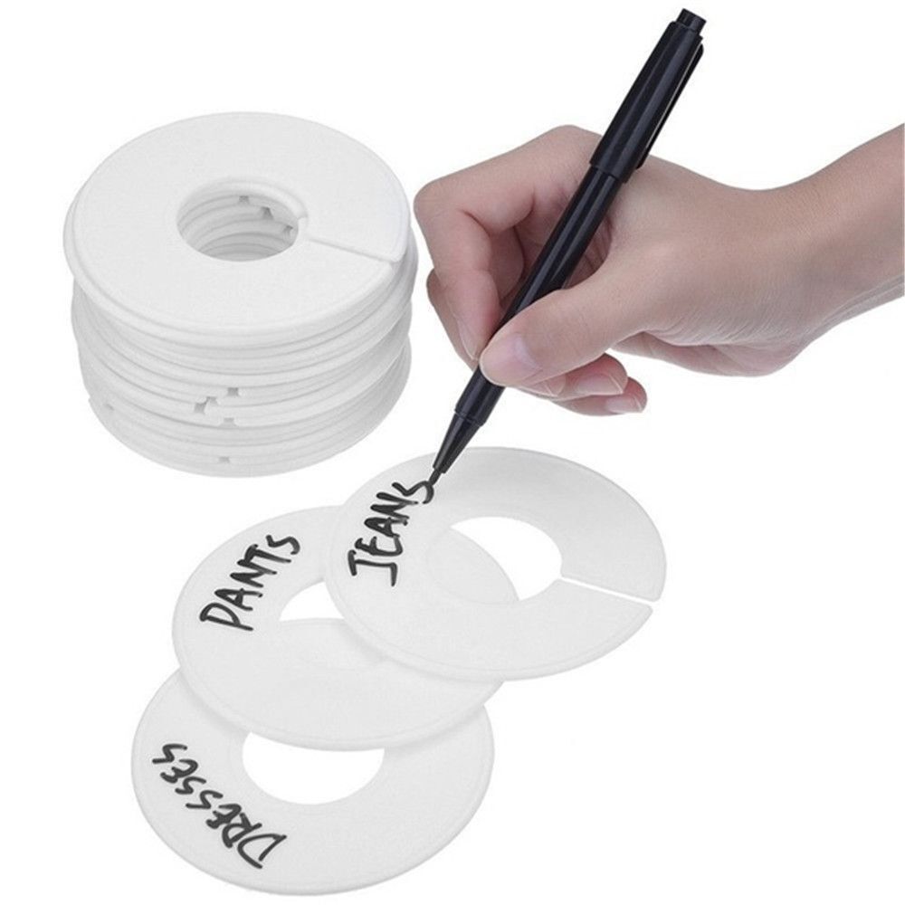 accessorie Garment Tags Round Hangers hanging organizer clothing size ...