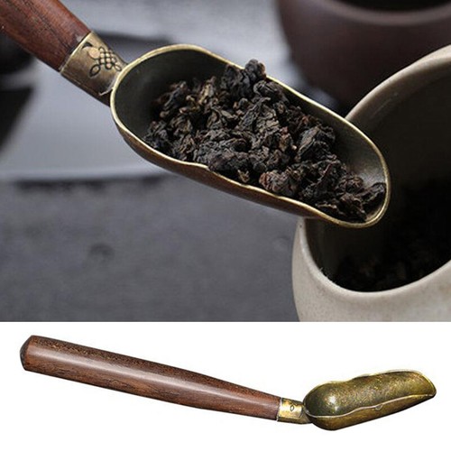 Retro Tea Spoon Chinese Style Teaspoon Wood Creative Tea Shovel Tea ...