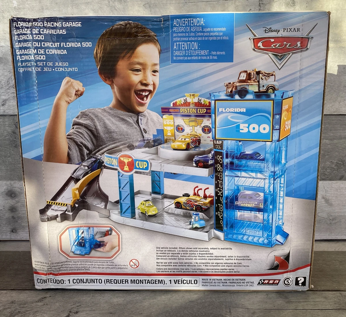 Disney Pixar Cars Florida 500 Racing Garage, 58% OFF