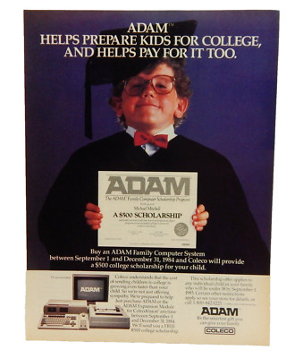 COLECO ADAM FAMILY COMPUTER 1984 ADVERTISING | eBay