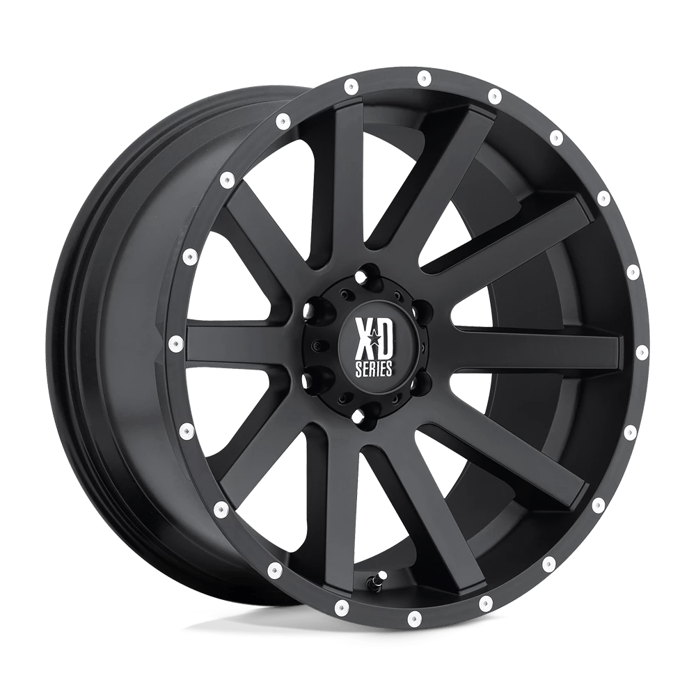 20x10 -24 KMC XD818 Heist Satin Black Wheels Rims 6x135 (QTY 4) | eBay