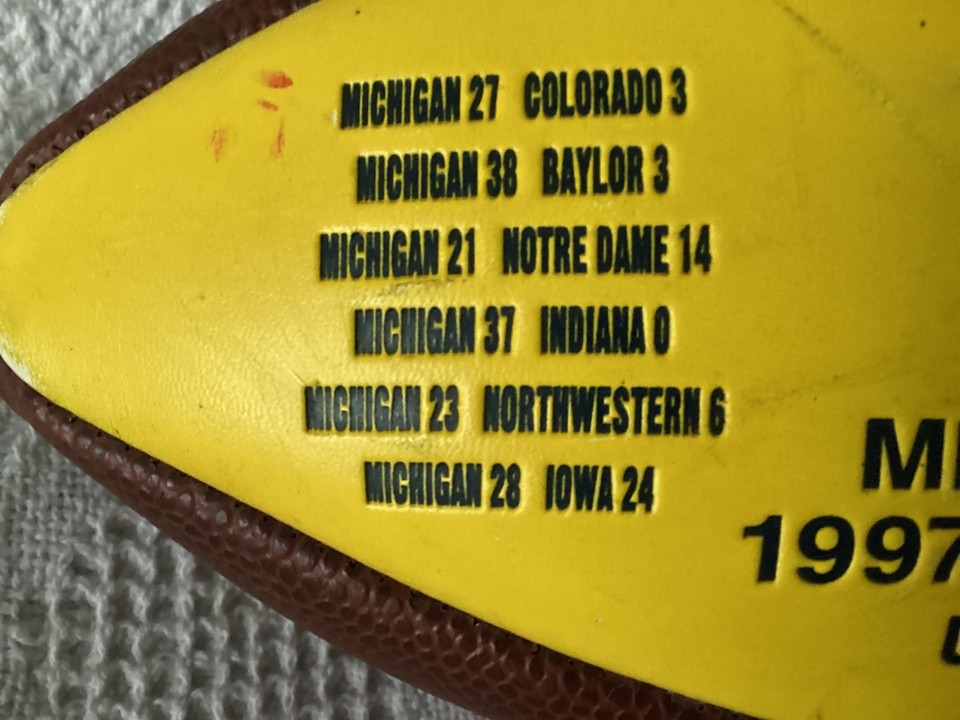 University of Michigan Football 1997 National Champions Undefeated ...