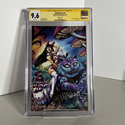 Vampiverse 4 CGC SS 9.6 Sanapo Virgin Alice In Wonderland Vampirella ...