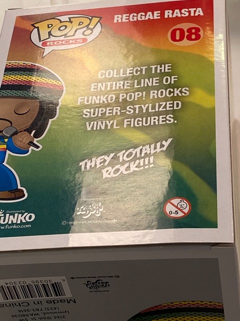 Pop Rocks 08 Reggae Rasta Figure Funko 23045 for sale online | eBay