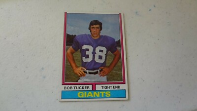 1974 TOPPS # 127 BOB TUCKER FOOTBALL CARD | eBay