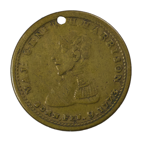 1841 William Henry Harrison Peoples Choice Political Campaign Token WHH ...