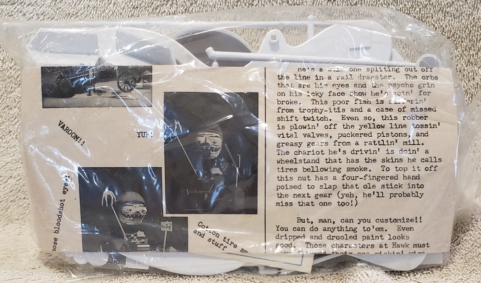 RARE HAWK 1964 WEIRD OHS WEIRDSVILLE MODEL KIT GIFT SET CONTENTS SEALED ...