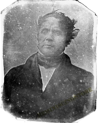 First Human Portrait Photograph France 1837 Reprint from its original ...