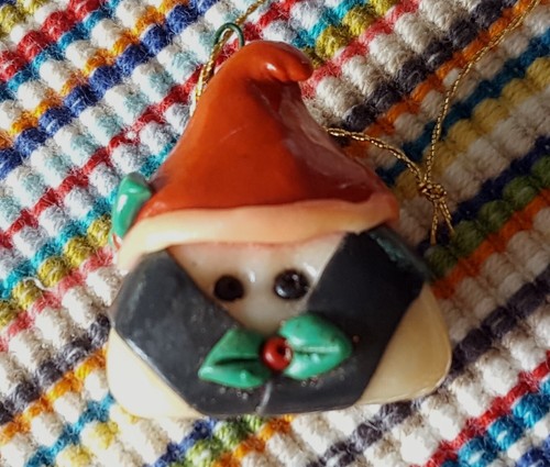 Vintage Rare triangle MUSUBI Onigiri Rice Ball Christmas Ornament ...