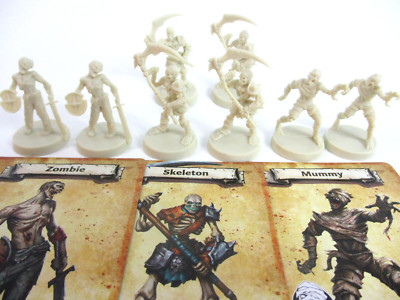 HeroQuest: 8x UNDEAD Minis & Cards NEW!! | eBay