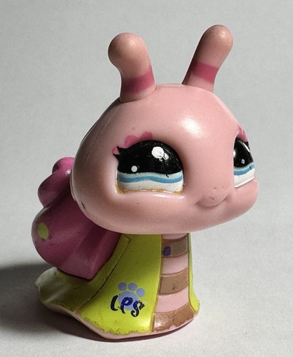 Littlest Pet Shop Pink Snail Walkable Moveable Bug LPS 051 Needs ...