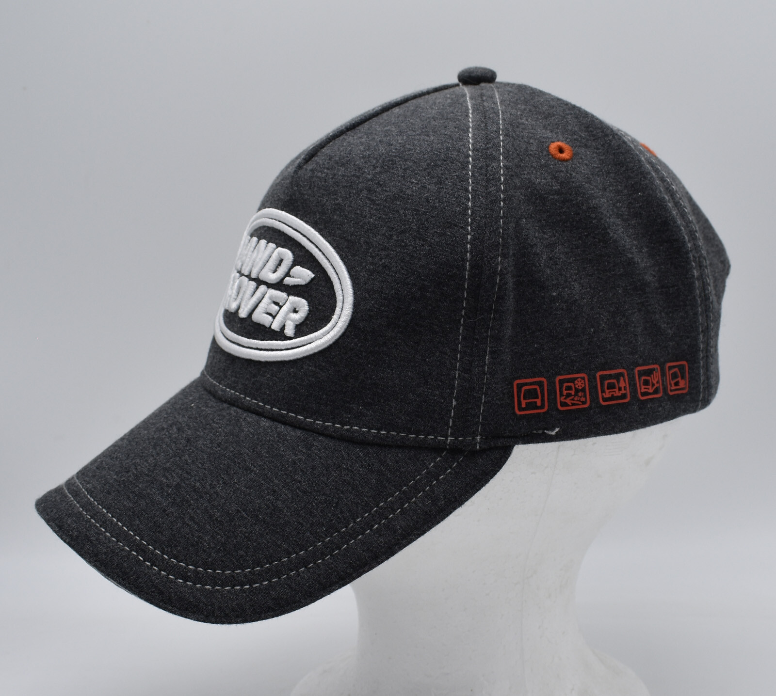 Land Rover All Terrain SUV Embroidered Logo Adjustable Hat Cap Gray ...