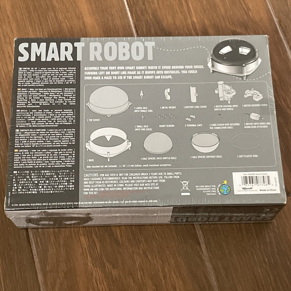 NEW 4M KidzLabs Smart Robot Fun Mechanics Kit by Toysmith Home School ...