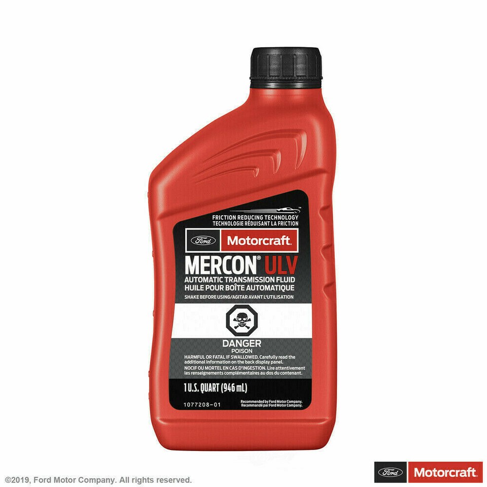 10 Quart Auto Trans Fluid Mercon ULV MOTORCRAFT XT-12-QULV for Ford and ...