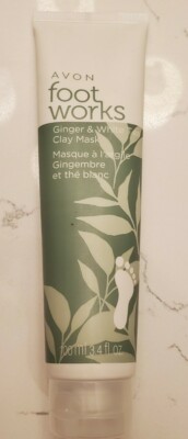 Foot Works Ginger & White Tea Smoothing Clay Mask by Avon | eBay