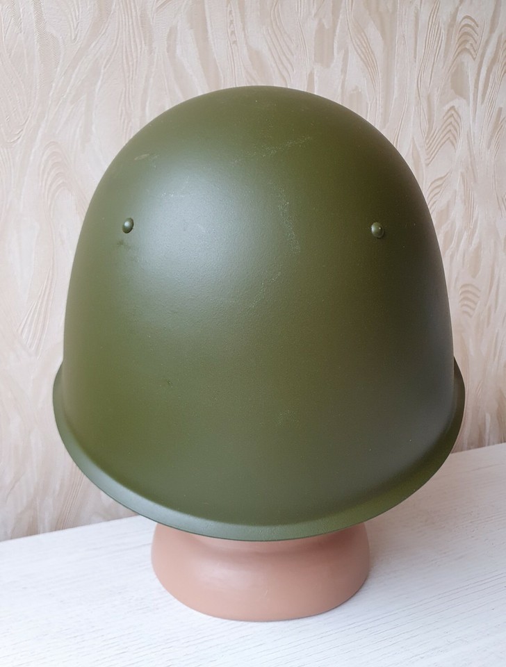 Original USSR Military Soviet Army SSh 68 Type Steel Helmet Russian NOS ...
