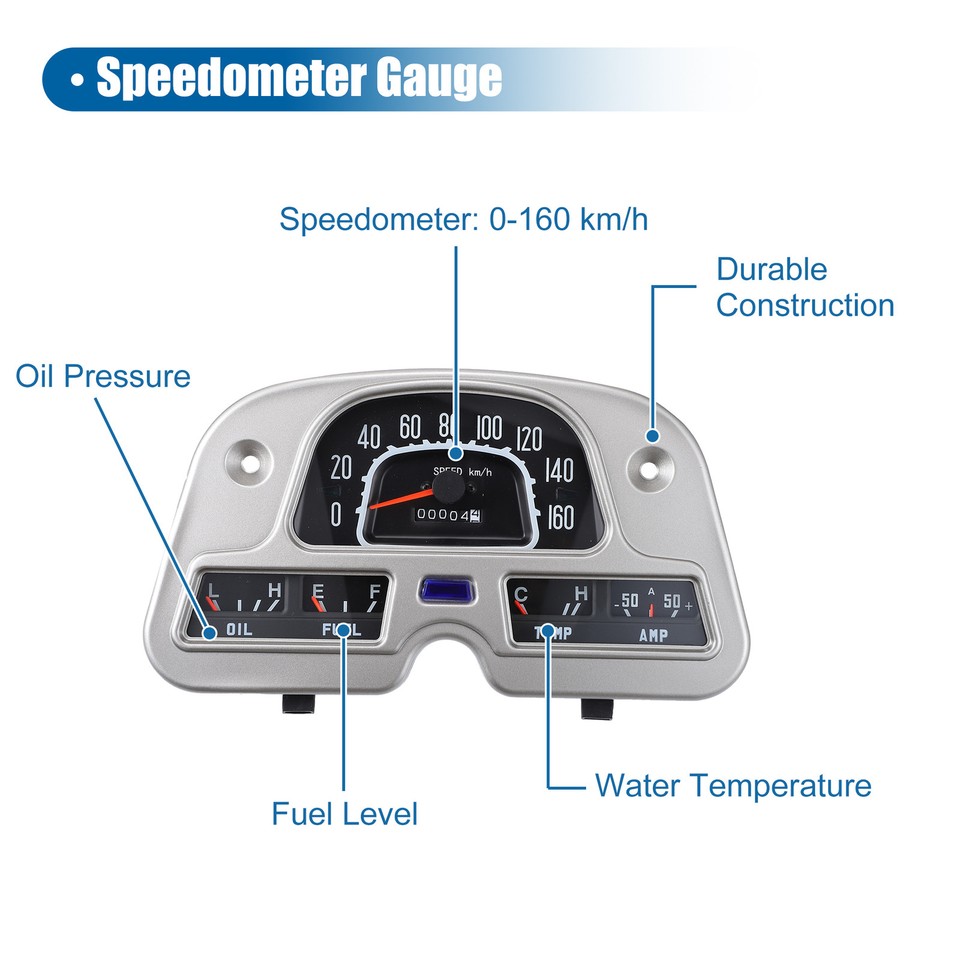Speedometer Gauge Cluster for Toyota Land Cruiser FJ40 FJ45 BJ40 BJ45 ...
